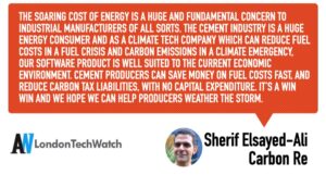 Carbon Re Raises £4.2M to Decarbonize the Cement Industry with Machine Learning and AI – London ...